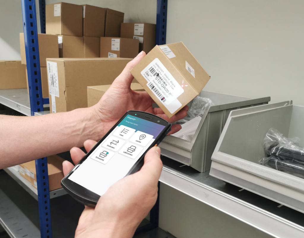 Bever barcodescanner en powerall app